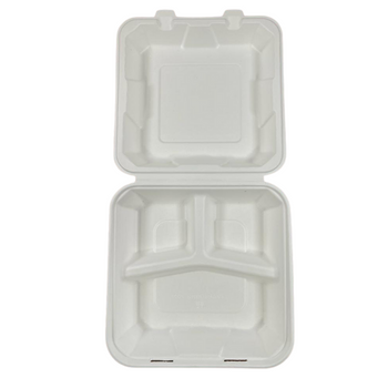 Biodegradable Clamshell 8×8 3cp – Silverline